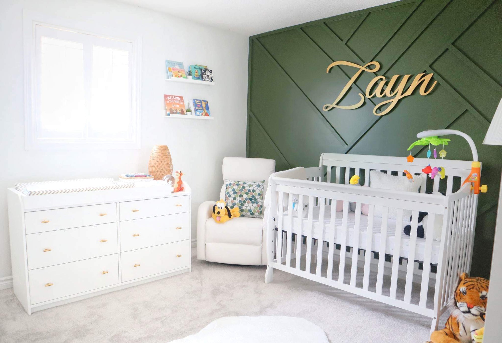 Hand crafting high quality, custom, all-wood baby name & event signs ...