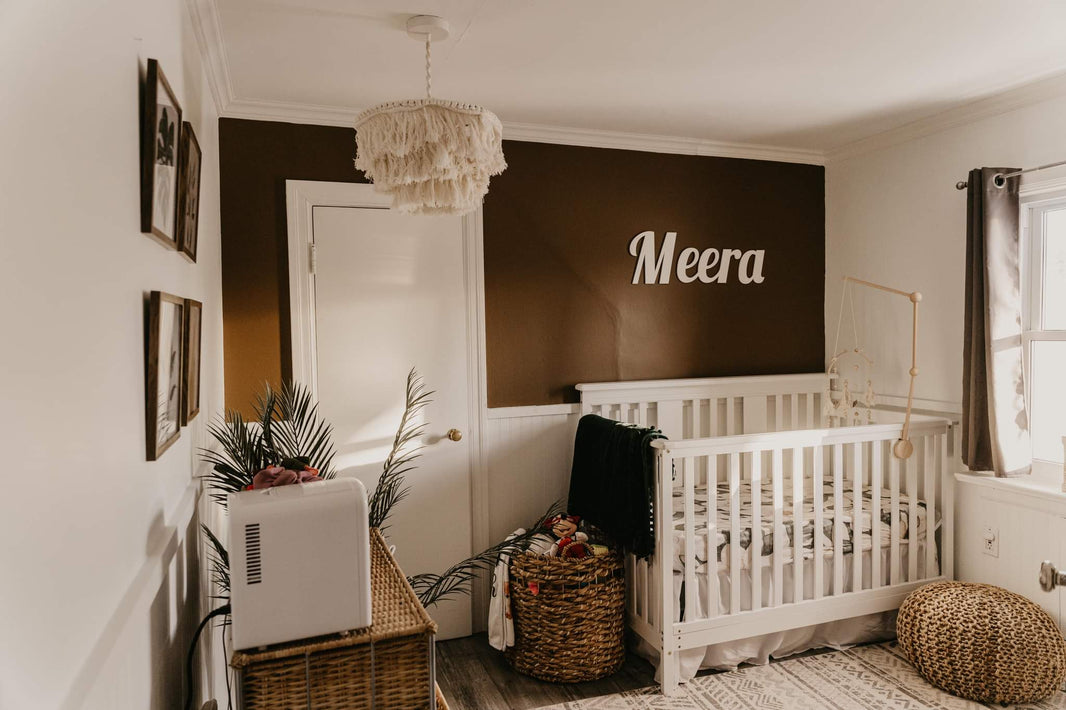 Hand crafting high quality, custom, all-wood baby name & event signs ...